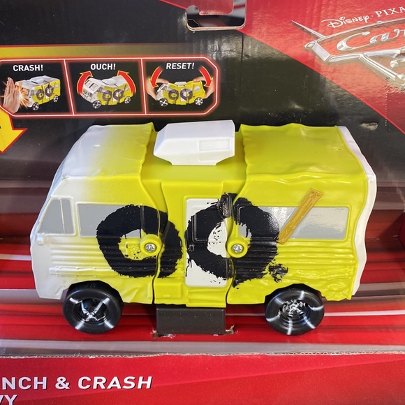Disney | Toys | Disney Pixar Cars 3 Arvy Crunch Crash Arvy Rv Vehicle 27 | Poshmark